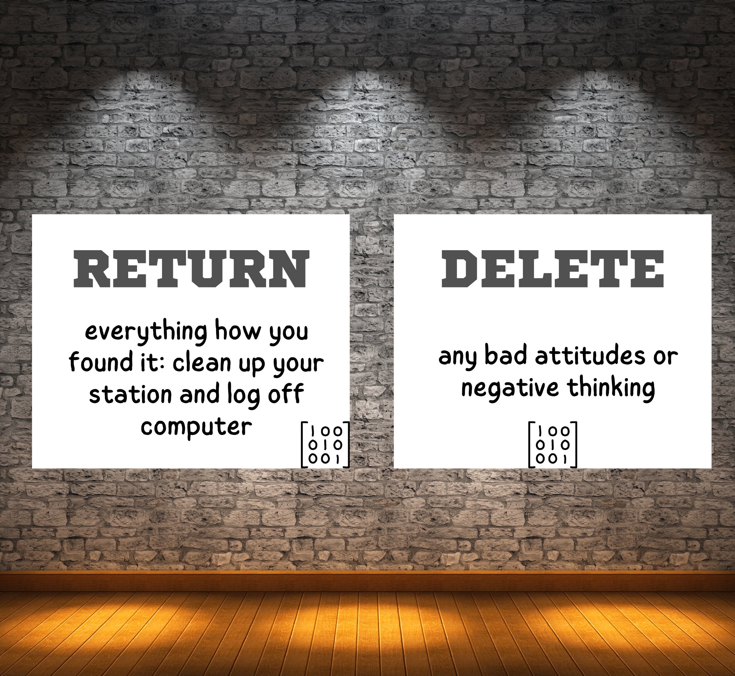 Computer Lab Poster Set of 6 Classroom Decor INSTANT - Etsy UK