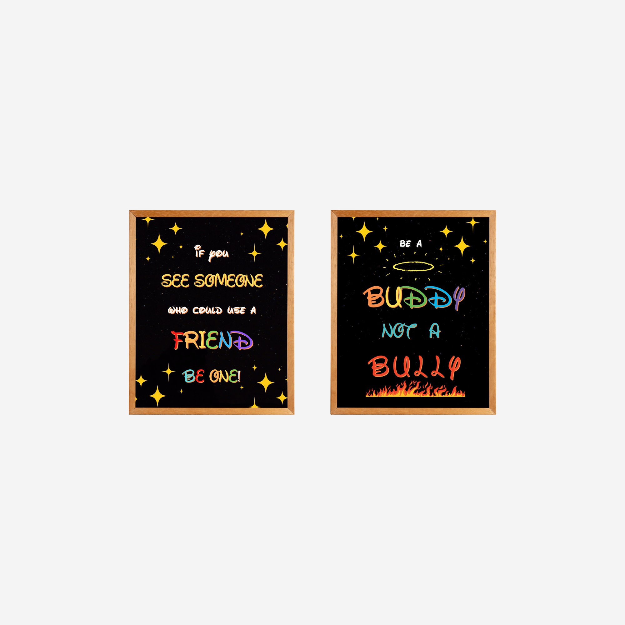 Anti Bully Poster Set, Classroom Decor, Counselor Office Decor ...
