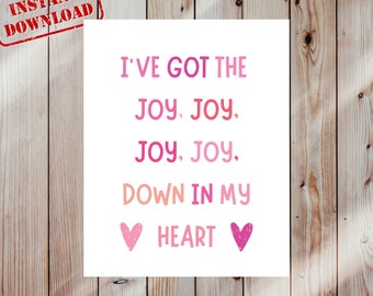 Ive Got the Joy in My Heart - Etsy