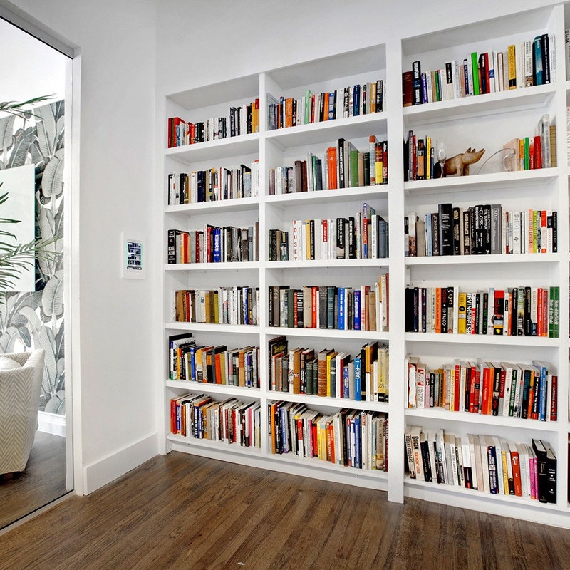 Bookshelf Virtual Background - Etsy