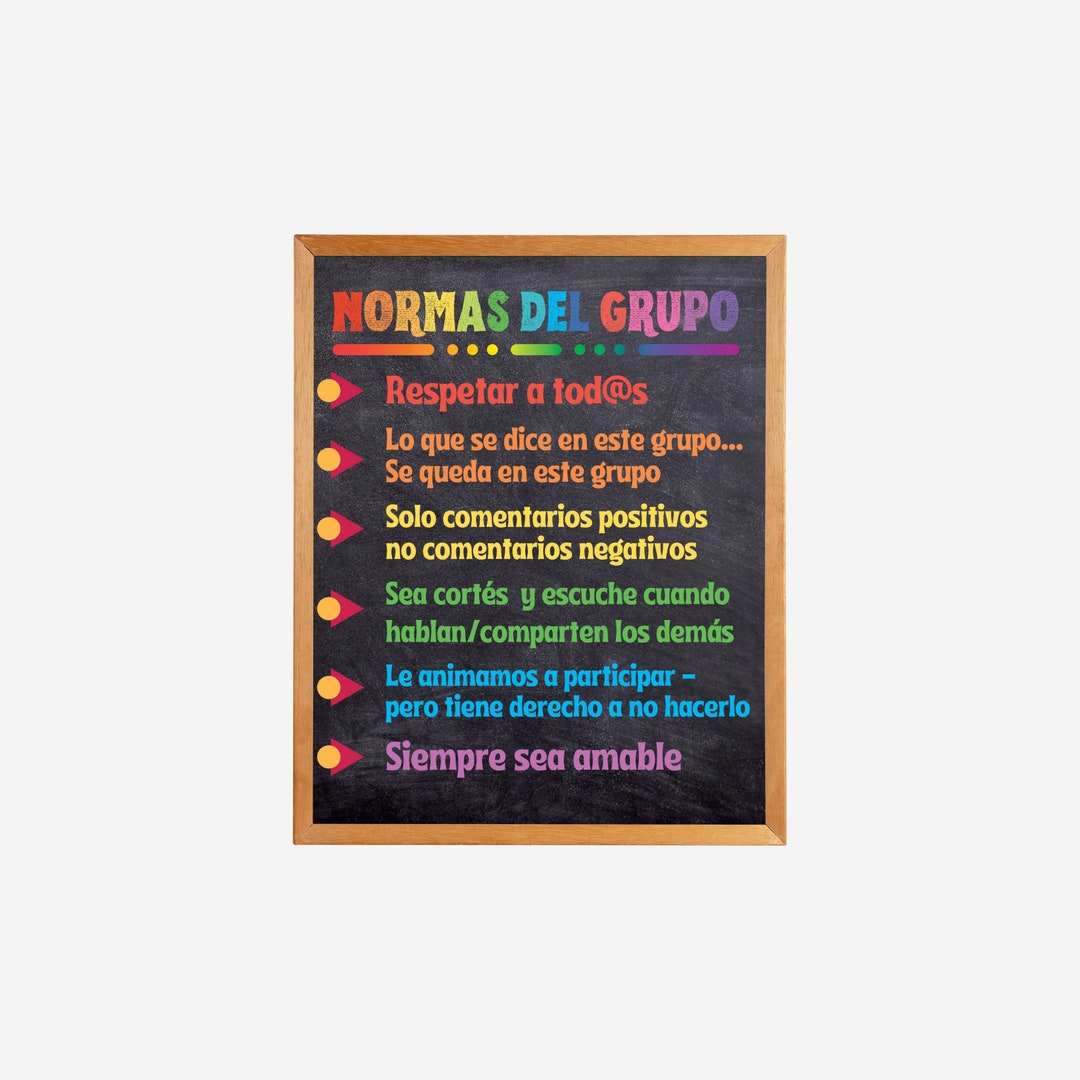 Spanish Counseling Group Rules, Confidentiality Poster, Counselor ...