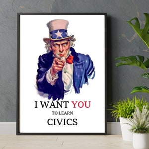 Printable Classroom Poster Civics Class History Teacher - Etsy