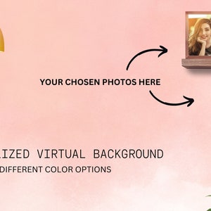 Personalized Zoom Background, Custom Photos Zoom Backdrop, Brand Logo ...