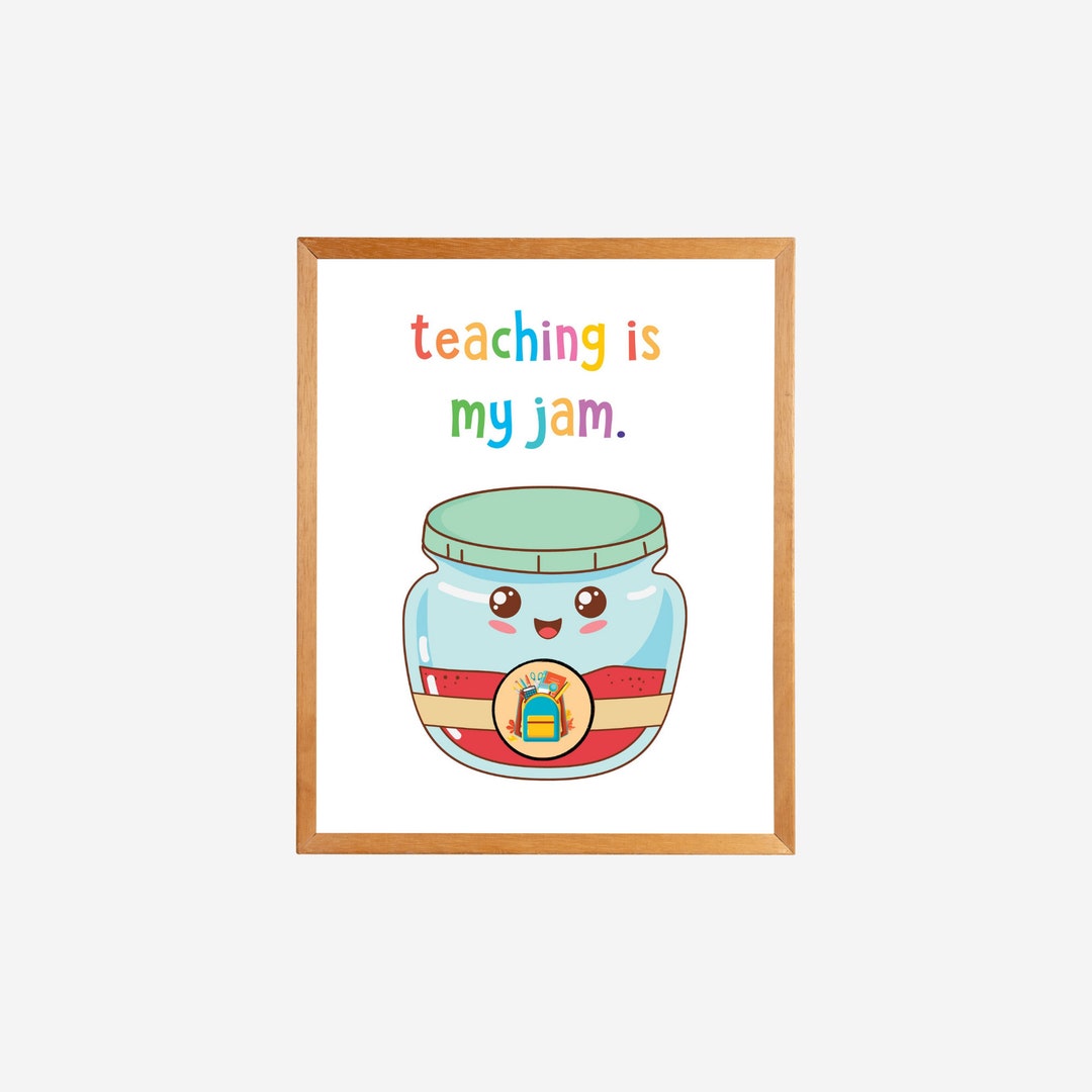 Teacher Poster, Funny Teacher Sign, Classroom Decor, Digital Print ...