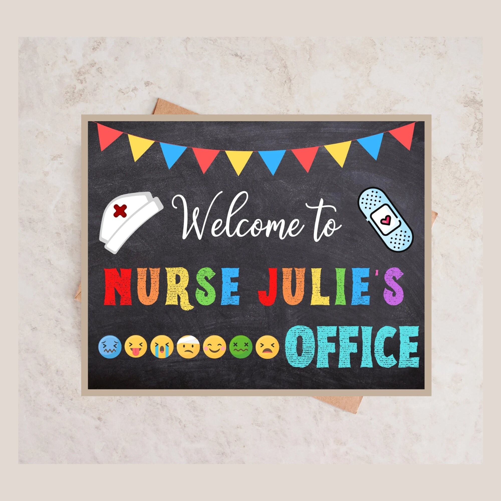 PERSONALIZED School Nurse Door Sign, Pediatric Nurse Door Sign, Back to ...