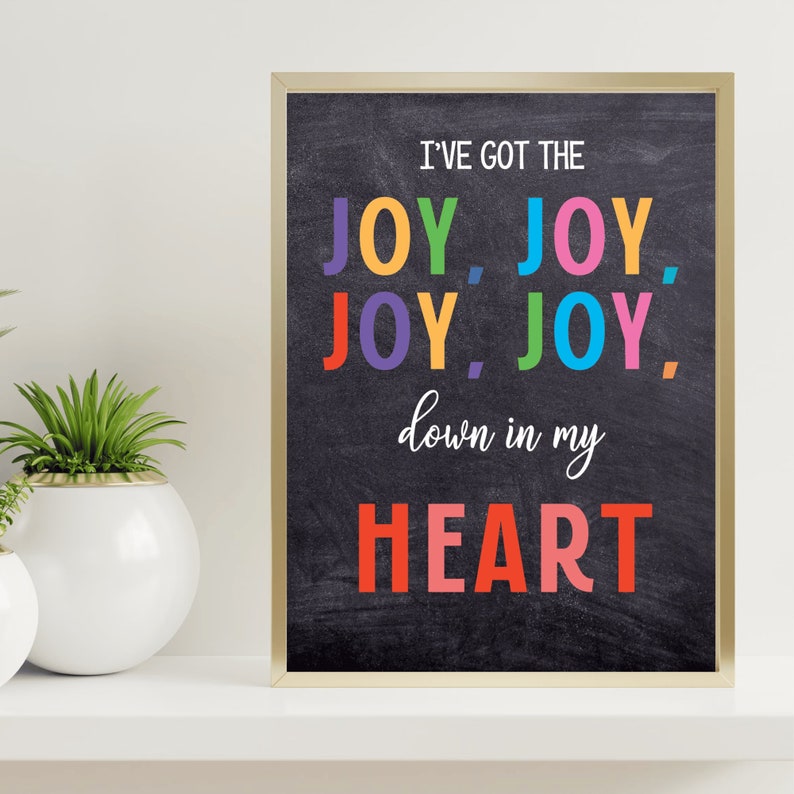 Sunday School Posters | Kids Bible Songs Print | Sunday School Teacher ...