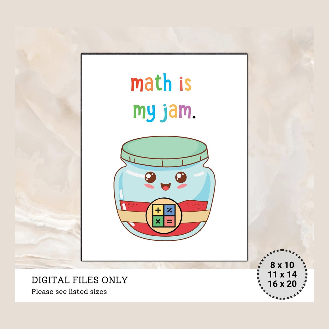 Funny Math Classroom Poster, Printable Art, Funny Classroom Art ...