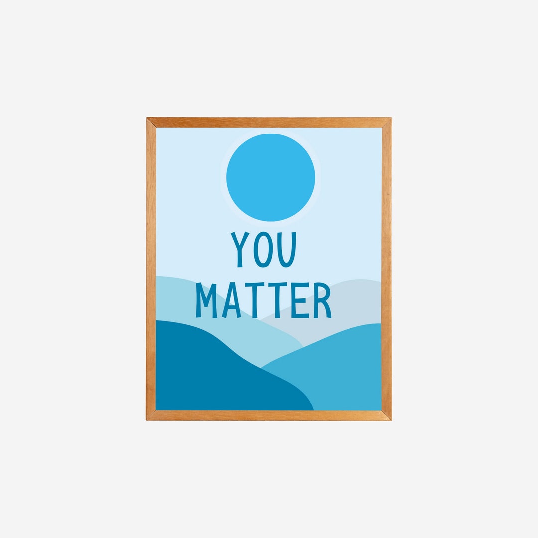 Mental Health Poster Sign, Counseling Office Decor Social Worker ...