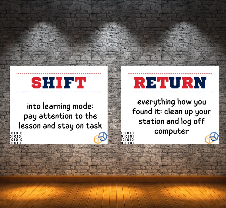 Computer Lab Poster Set Classroom Decor INSTANT DOWNLOAD - Etsy Computer Lab Poster Set Classroom Decor INSTANT DOWNLOAD - Etsy