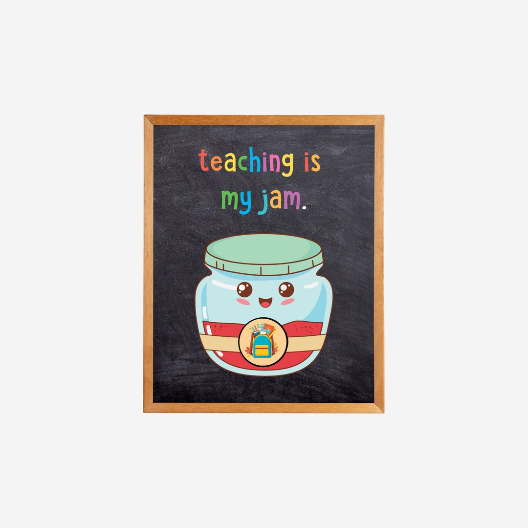 Funny Teacher Sign, Classroom Decor, Digital Print, Instant Download ...