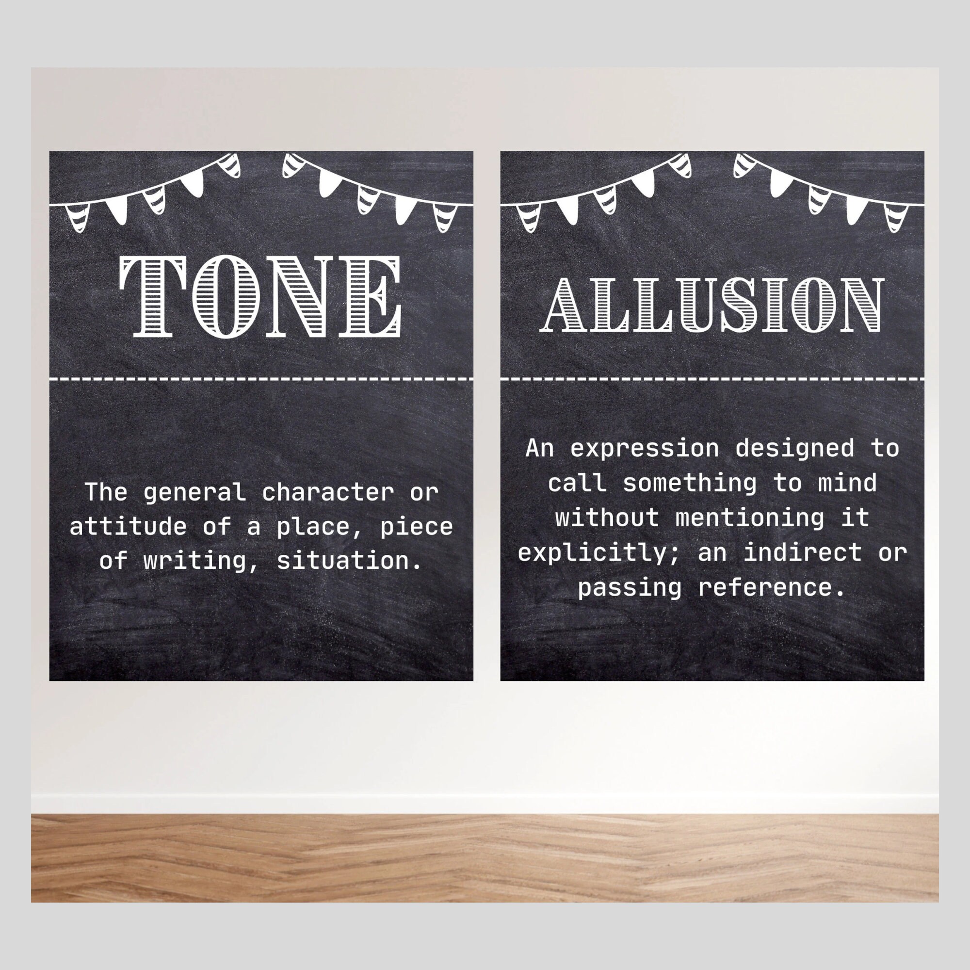 Literary Devices Posters, Writing Terms Art, English Classroom Poster ...