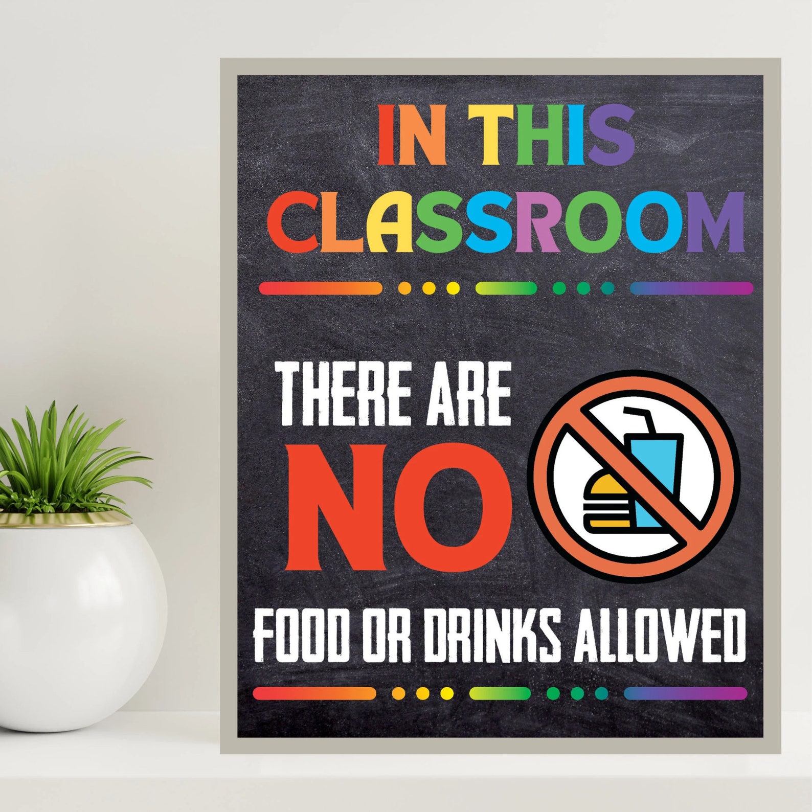Classroom Poster, Teacher Rules, Teacher Poster, No Food or Drinks ...