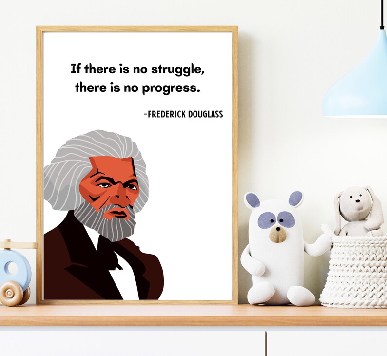 African American School Poster Classroom Wall Art Frederick - Etsy