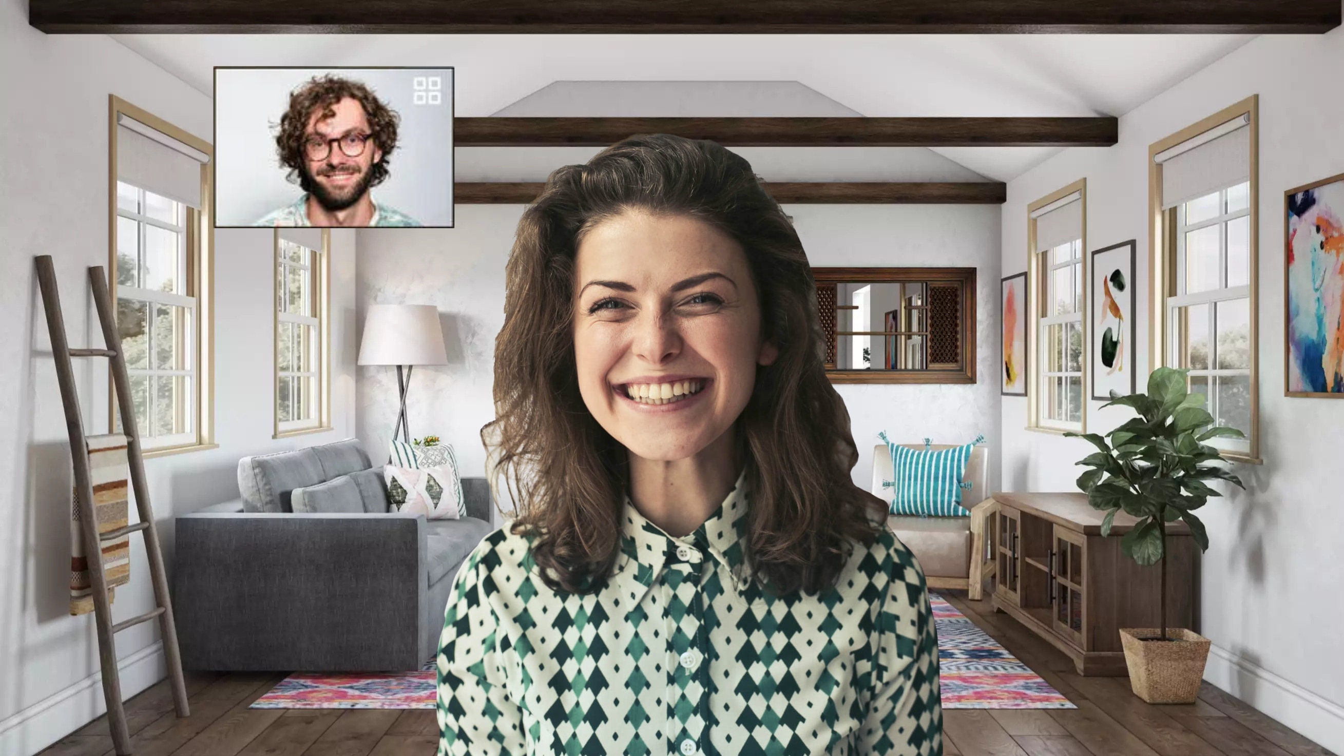 Realistic Zoom Background Virtual Meeting Room for Skype - Etsy