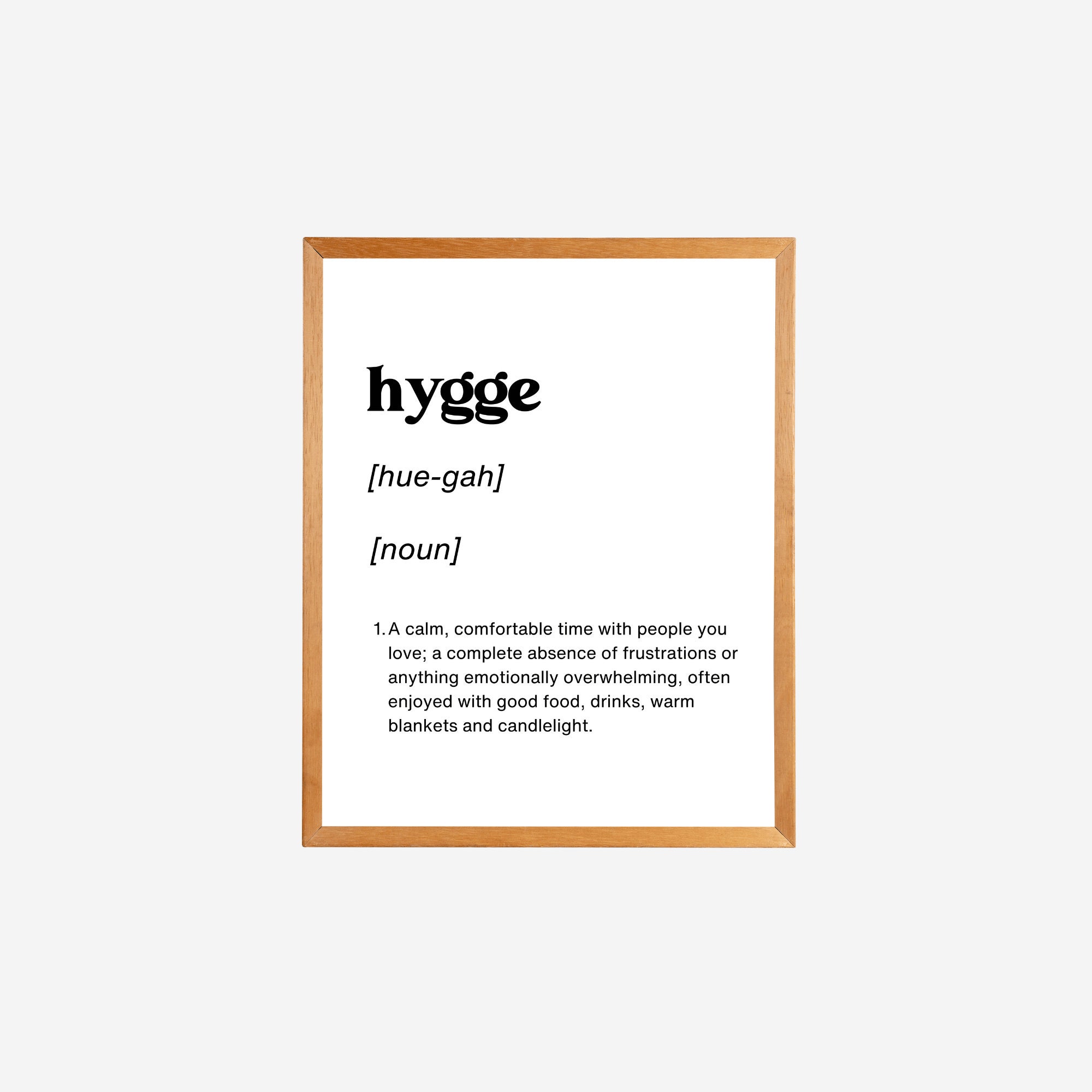 Hygge, Hygge Print, Hygge Poster, gemütliche Wandkunst, Hygge ...