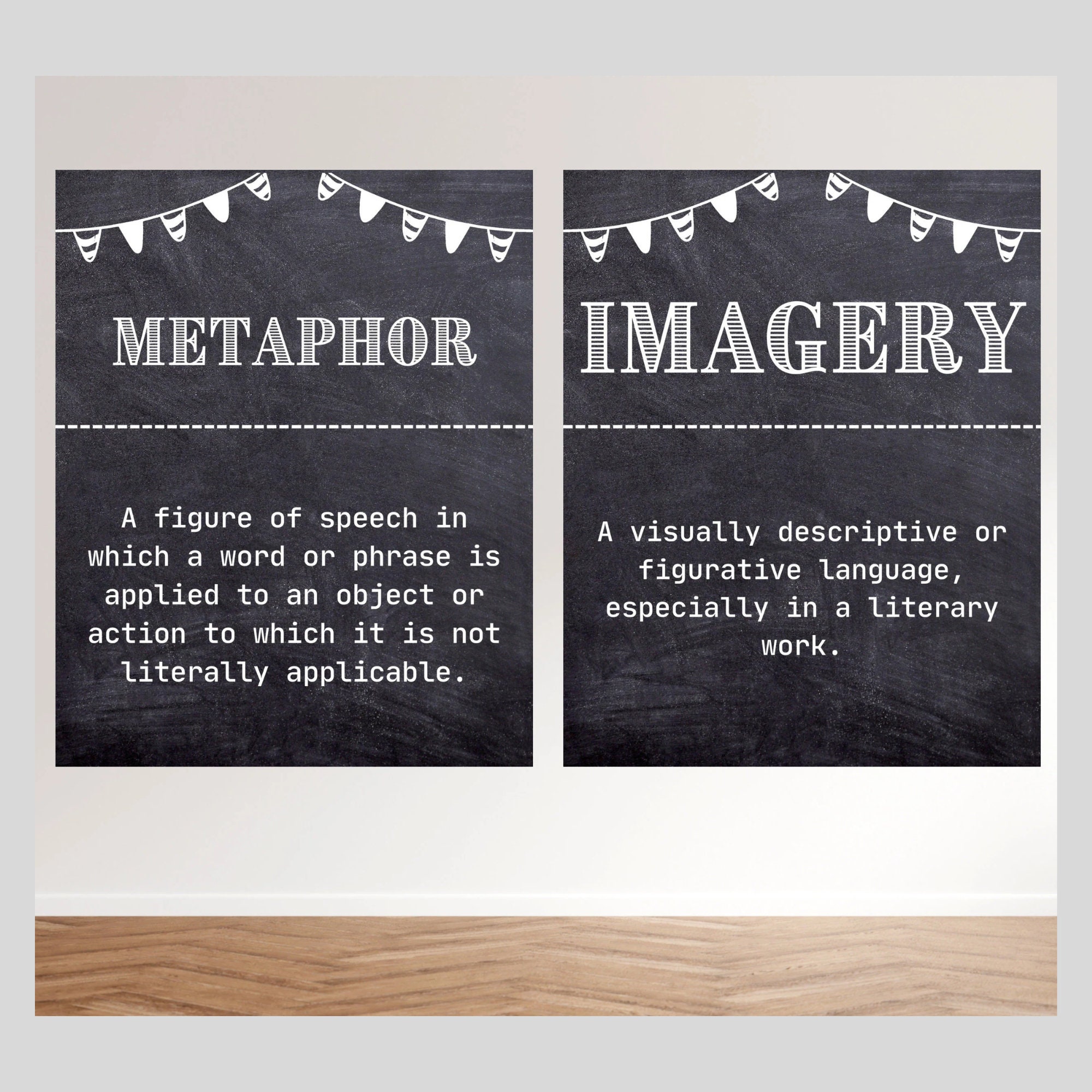 Literary Devices Posters, Writing Terms Art, English Classroom Poster ...