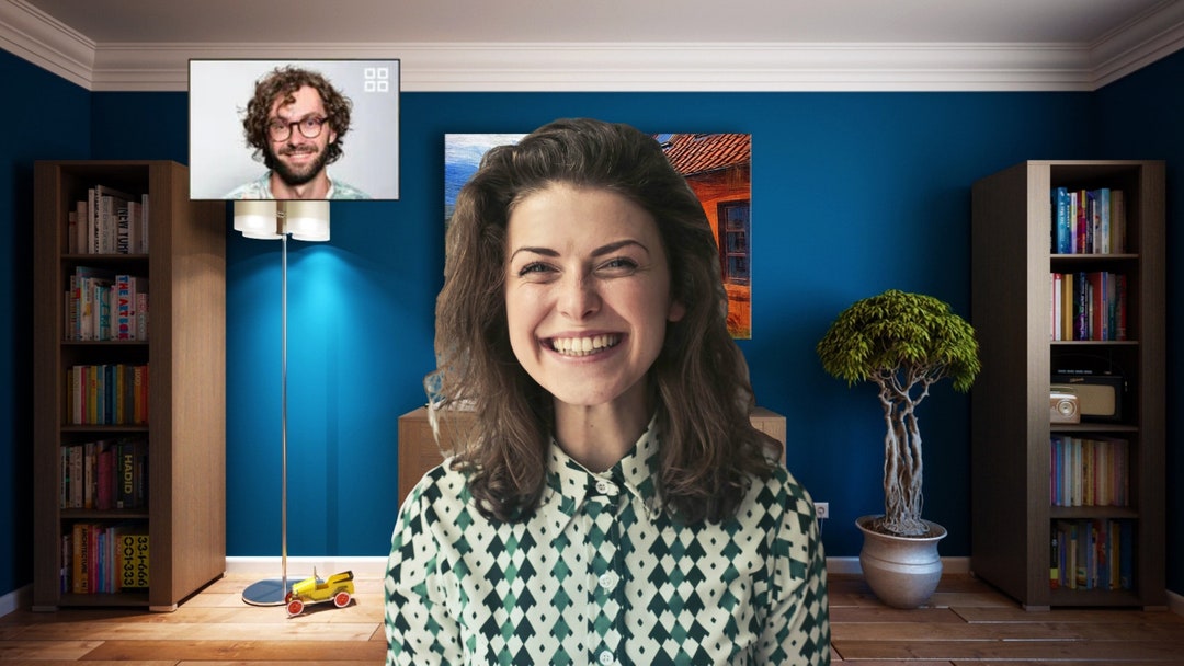 Zoom Virtual Background Green Screen Backdrop Office - Etsy