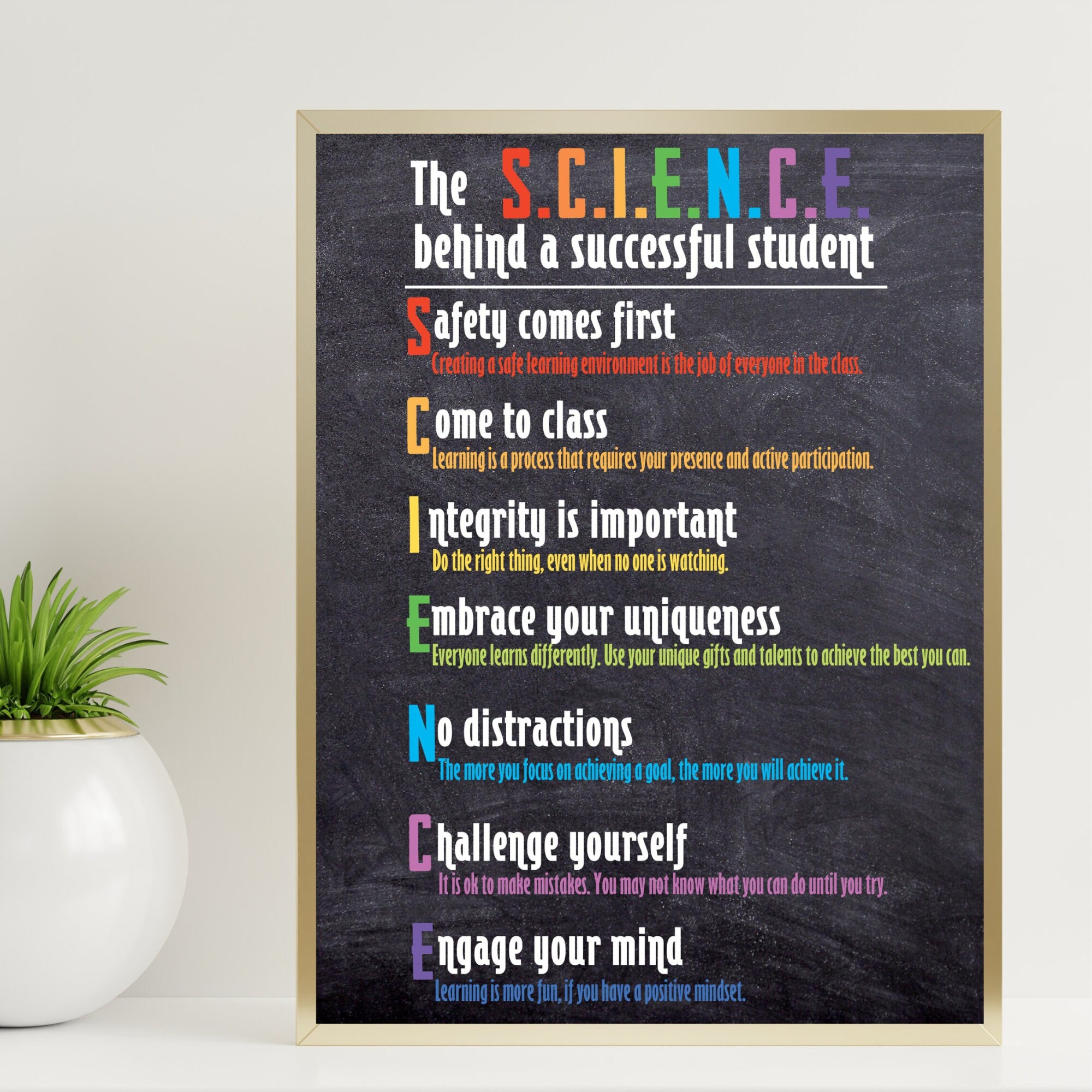 Classroom Wall Art, Classroom Decor, Teacher Sign, Teacher Rules ...
