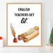 Funny English Classroom Decoration, Teacher Humor, English Pun ...