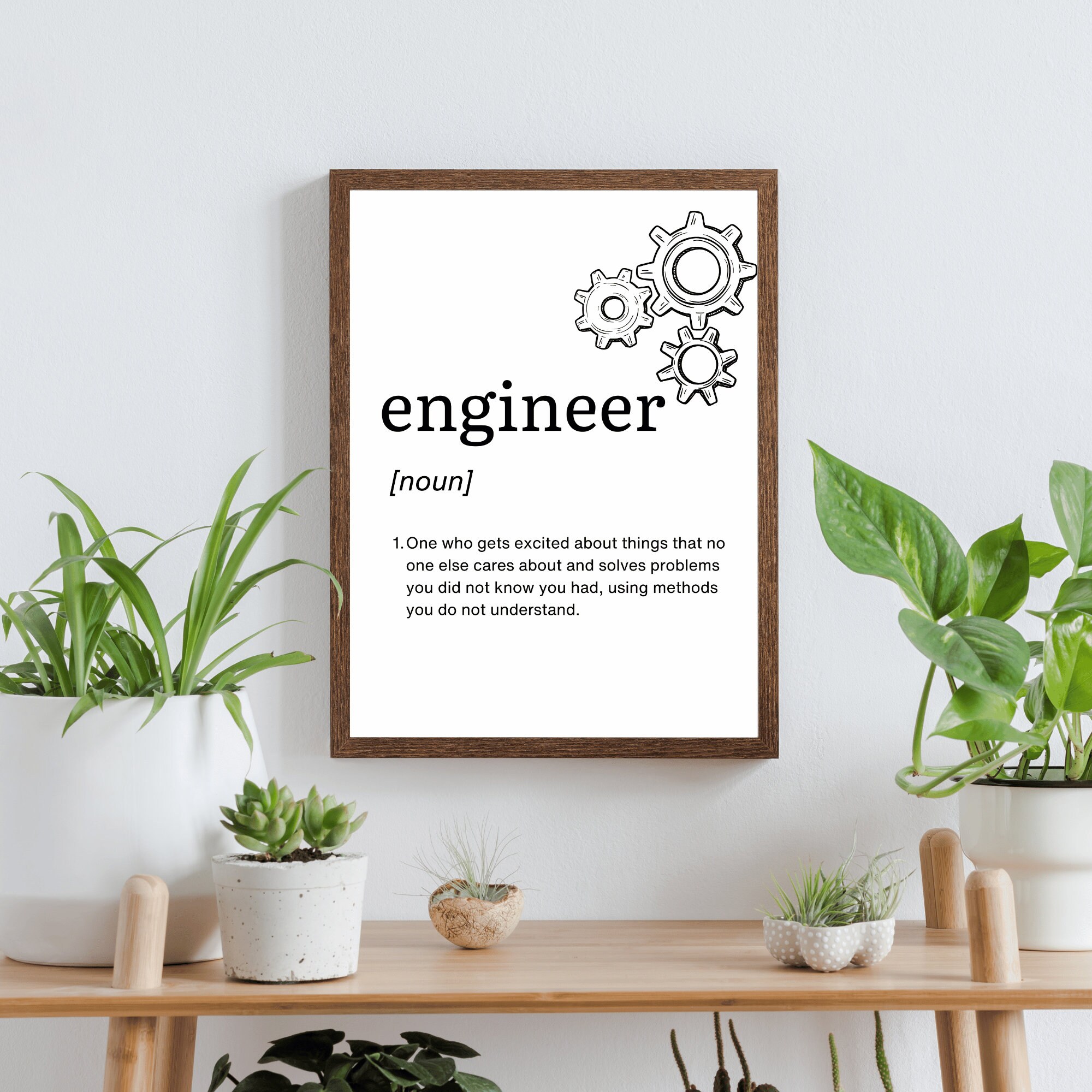 Engineer Poster, Funny Gift for Engineer, Software Engineer Gift ...