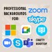 Backdrop for Zoom, Background Zoom Call, Meta Live Green Screen, Google ...