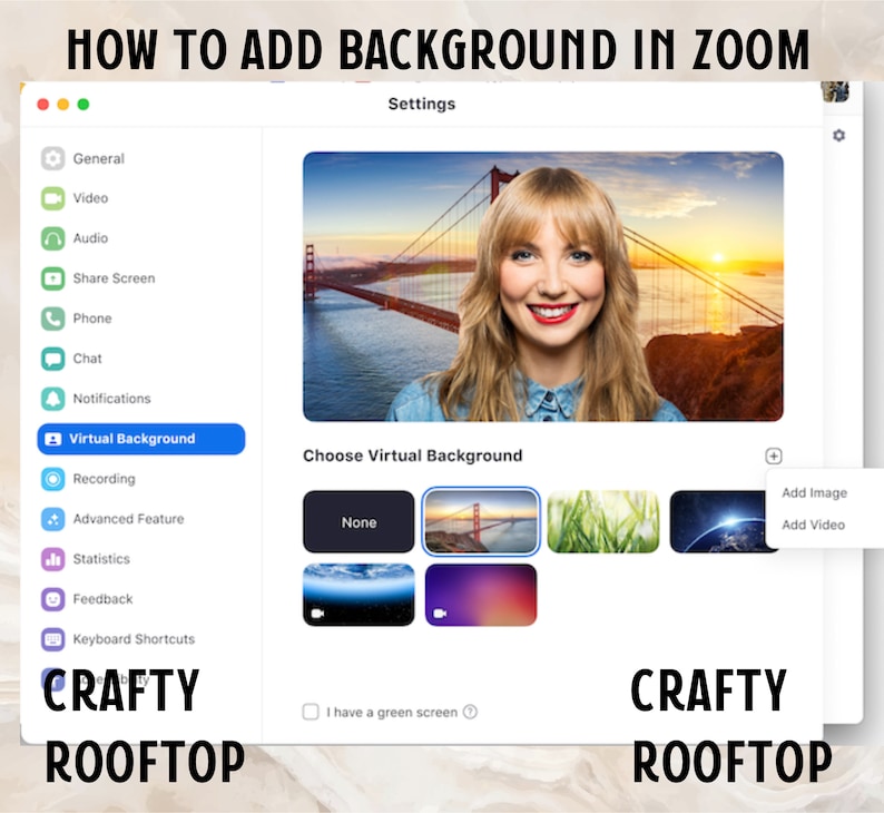 Pantalla verde de zoom / Fondo de alta calidad / CraftyRooftop - Etsy ...