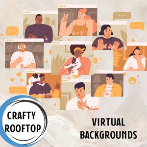 Bookshelf Zoom Virtual Background Nurse Zoom Background - Etsy