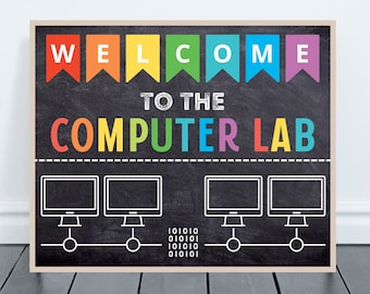 Computer Lab Decorations - Etsy