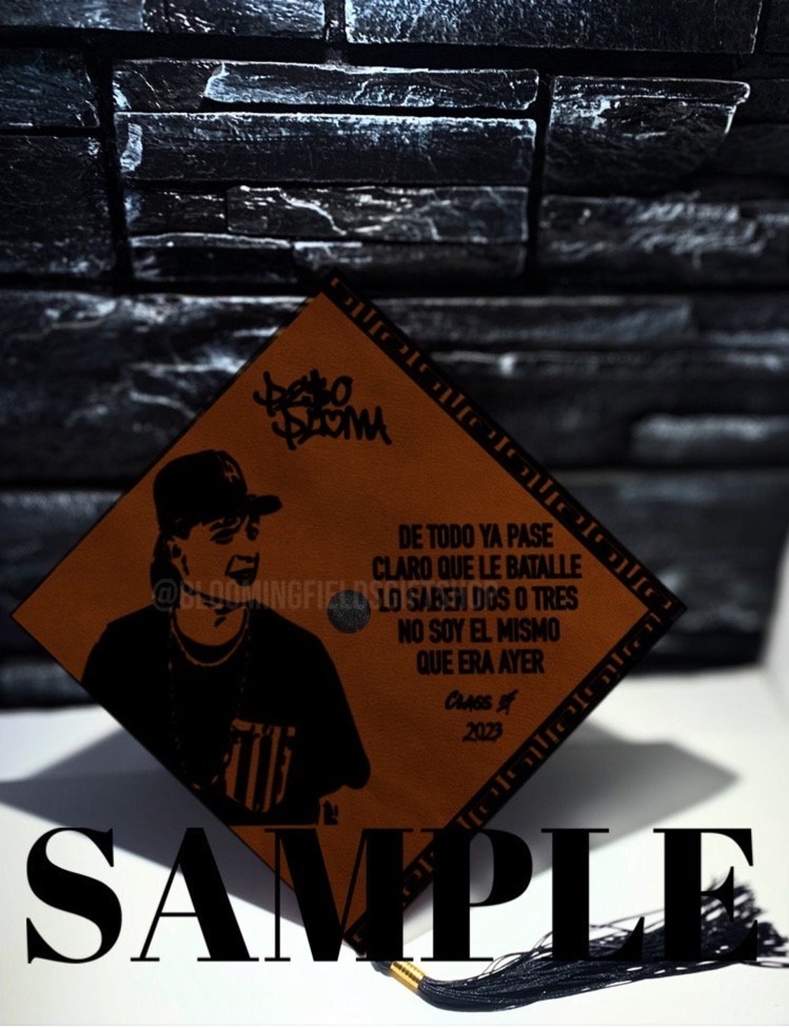 Mens Graduation Grecas Cap Topper-buchon Belicon Chapo Chalino Peso ...