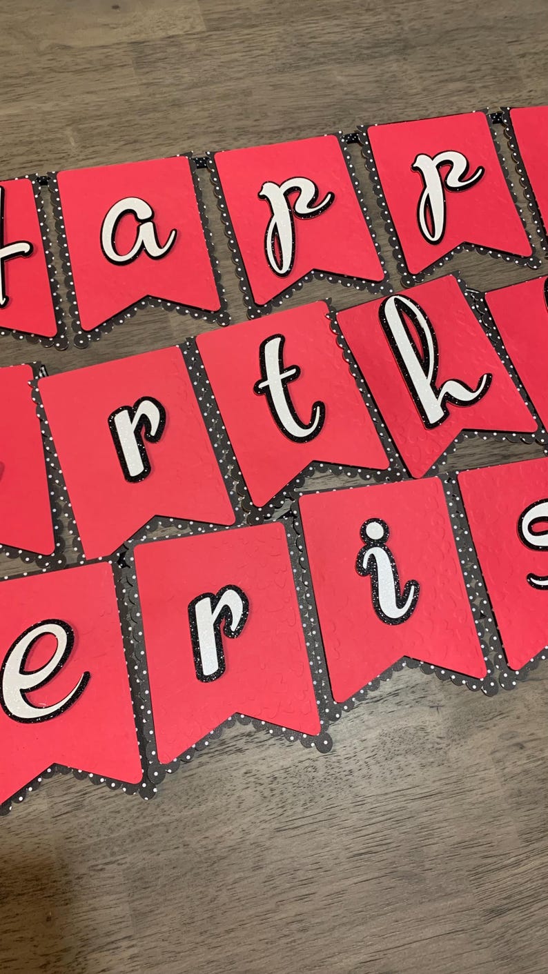Personalized Birthday Banner - Etsy
