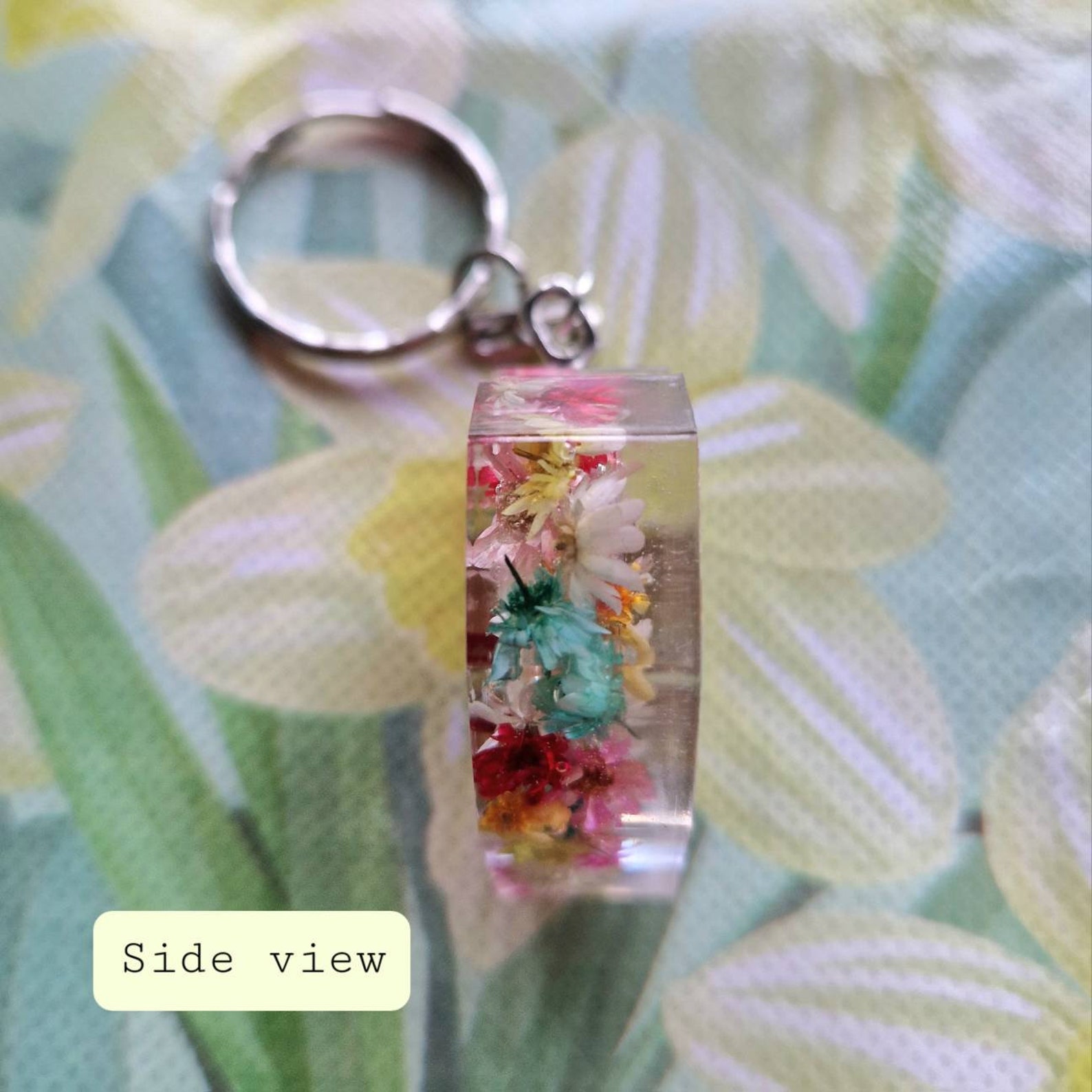 Mum Keyring Nan Floral Heart Shape Mothers Day - Etsy