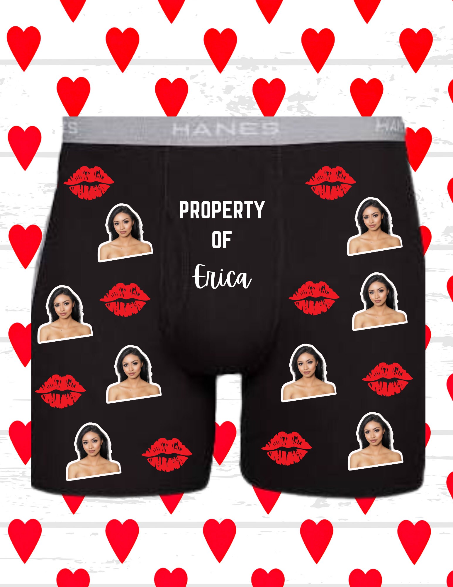 Customized Boxer Briefs, Valentine’s Day, Gifts for Him, Personalized ...