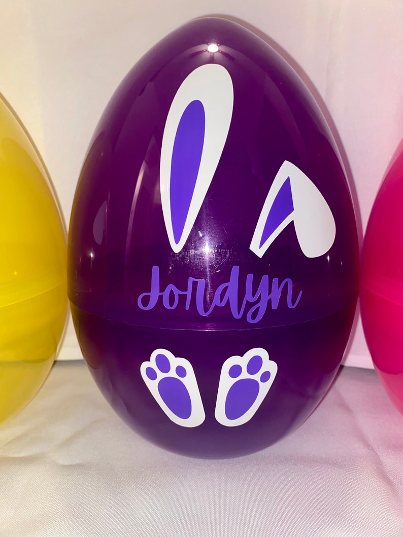 Jumbo Personalized Easter Egg, Personalized Easter Egg, Easter Basket, Personalized Jumbo ...
