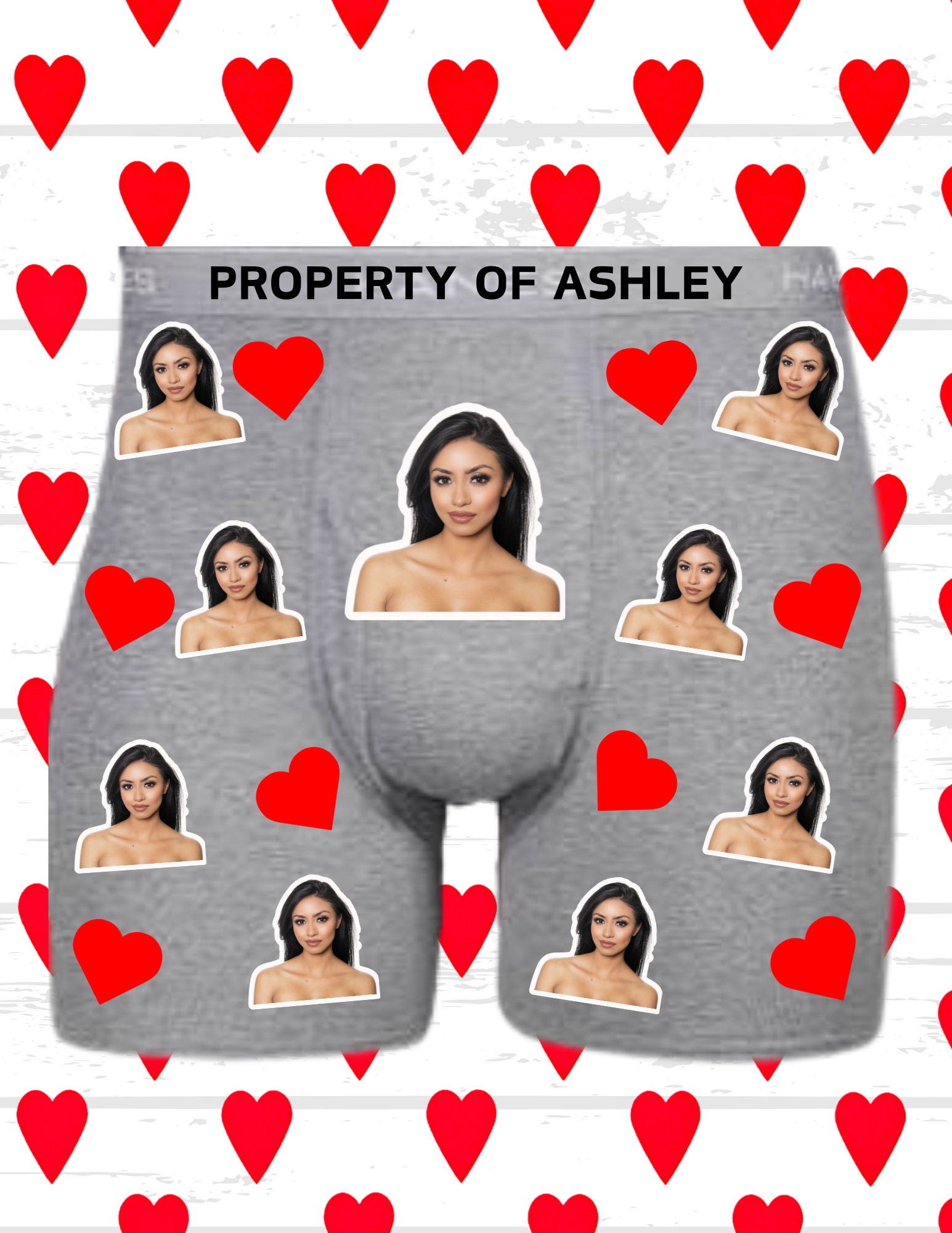 Customized Boxer Briefs, Valentine’s Day, Gifts for Him, Personalized ...