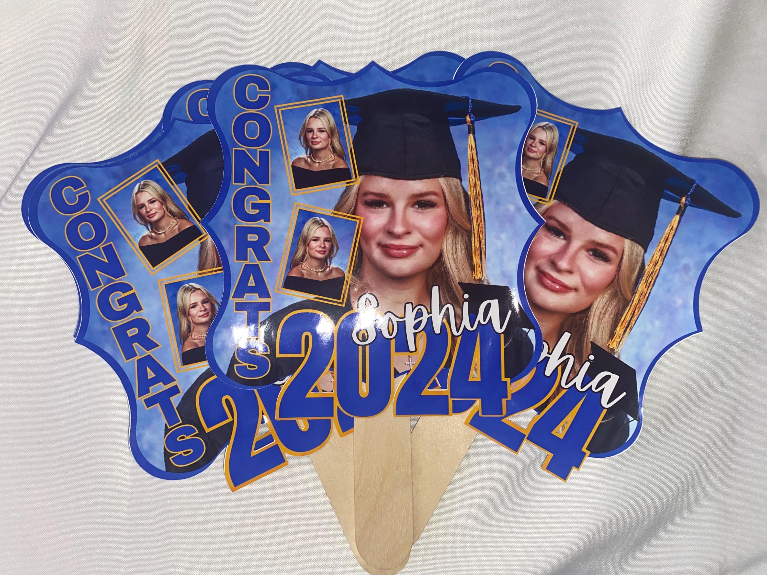 Graduation Fans 2025, Graduation Favors, Graduation Fans With Photos ...