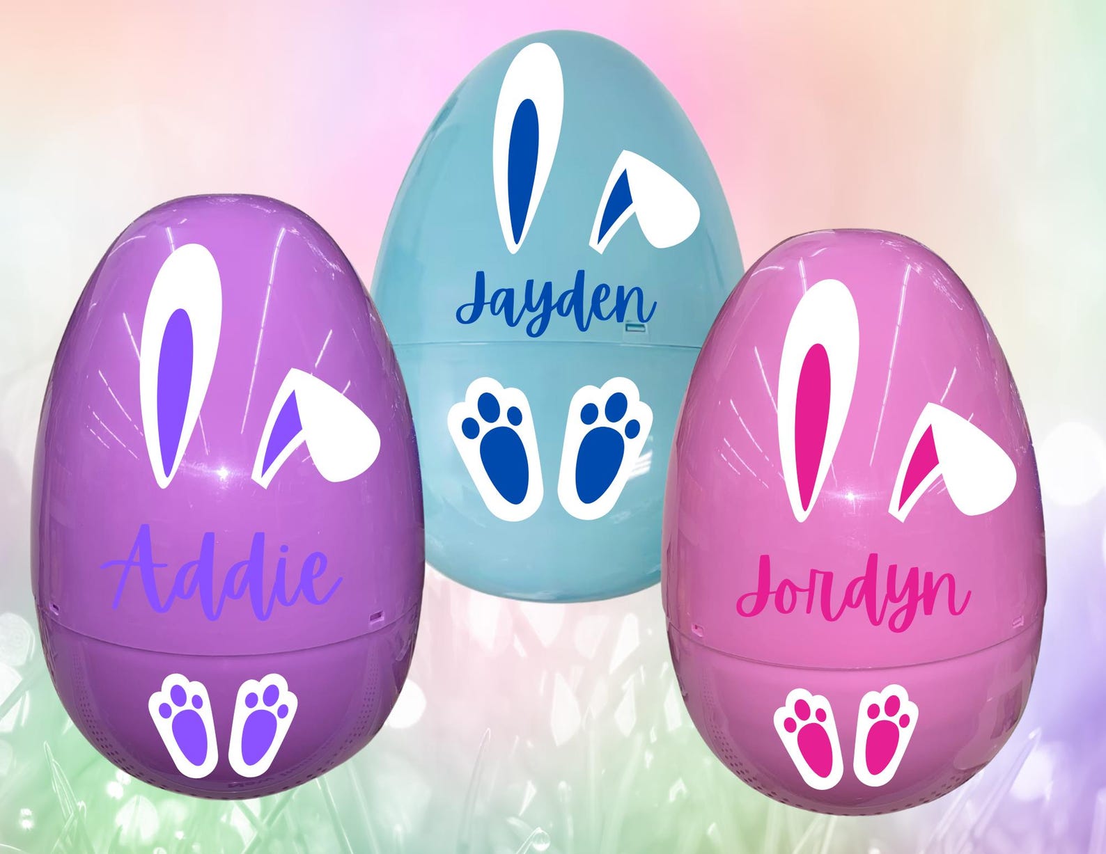 Jumbo Personalized Easter Egg, Personalized Easter Egg, Easter Basket, Personalized Jumbo ...