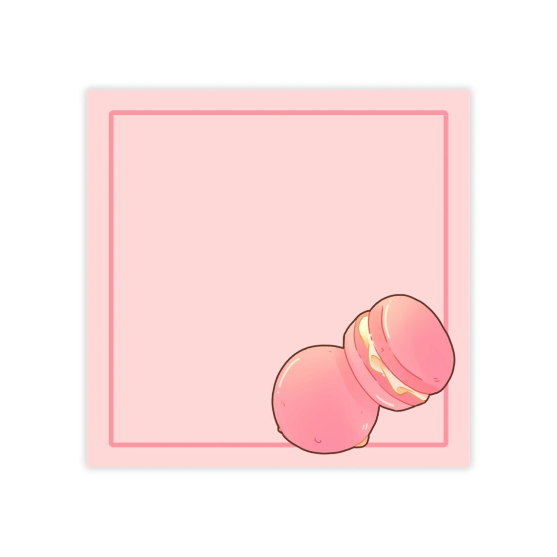 Pink Macaron Post-it® Note Pads Stationary - Etsy