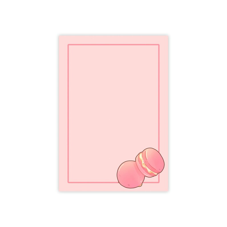 Pink Macaron Post-it® Note Pads Stationary - Etsy
