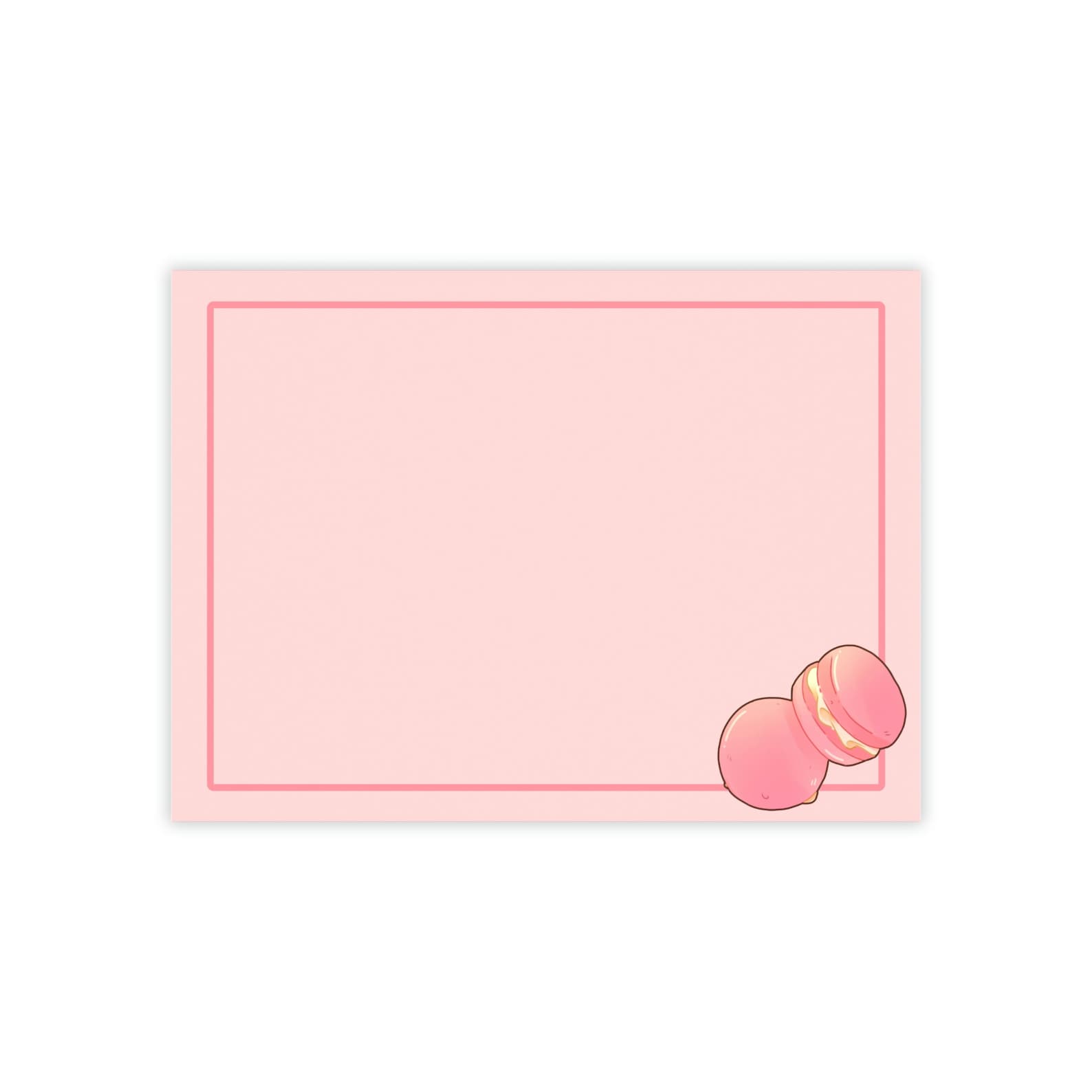 Pink Macaron Post-it® Note Pads Stationary - Etsy