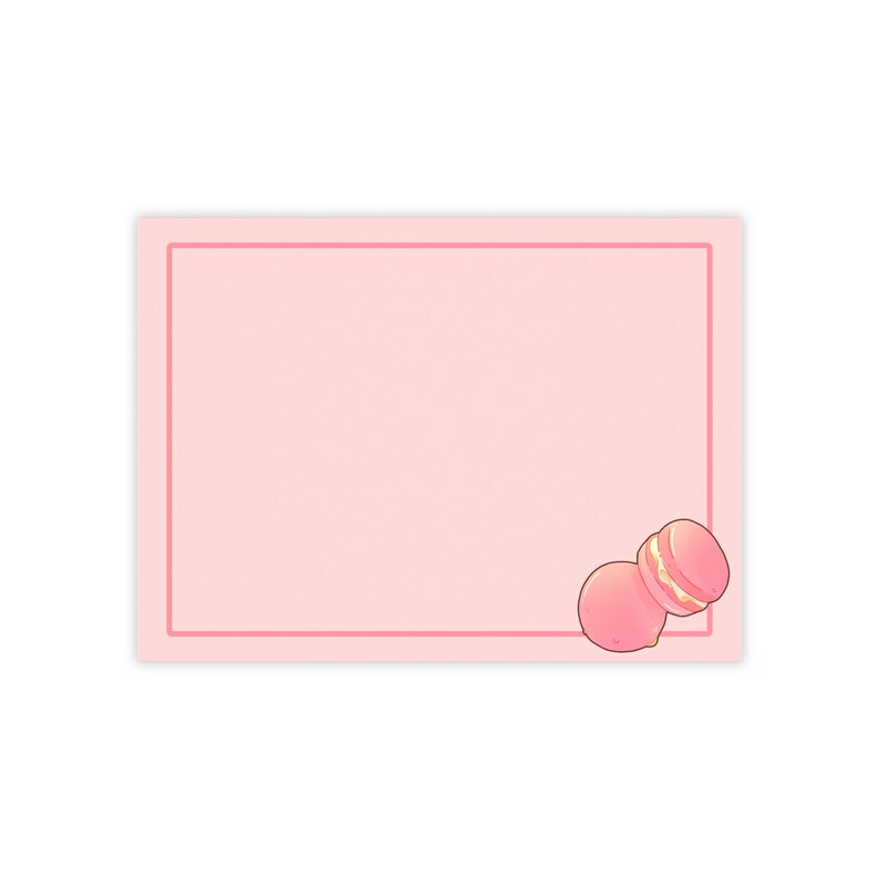 Pink Macaron Post-it® Note Pads Stationary - Etsy