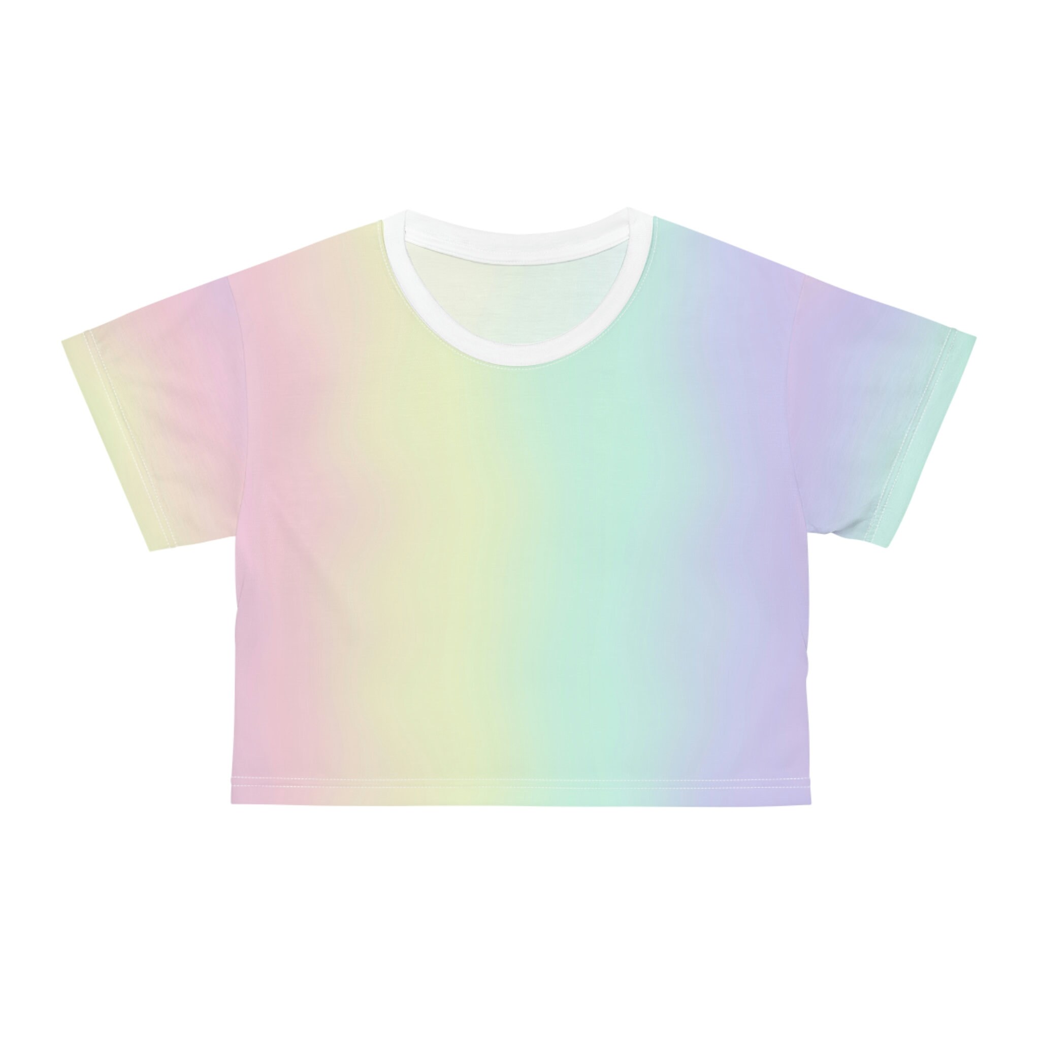 Pastel Rainbow Crop Top - Etsy