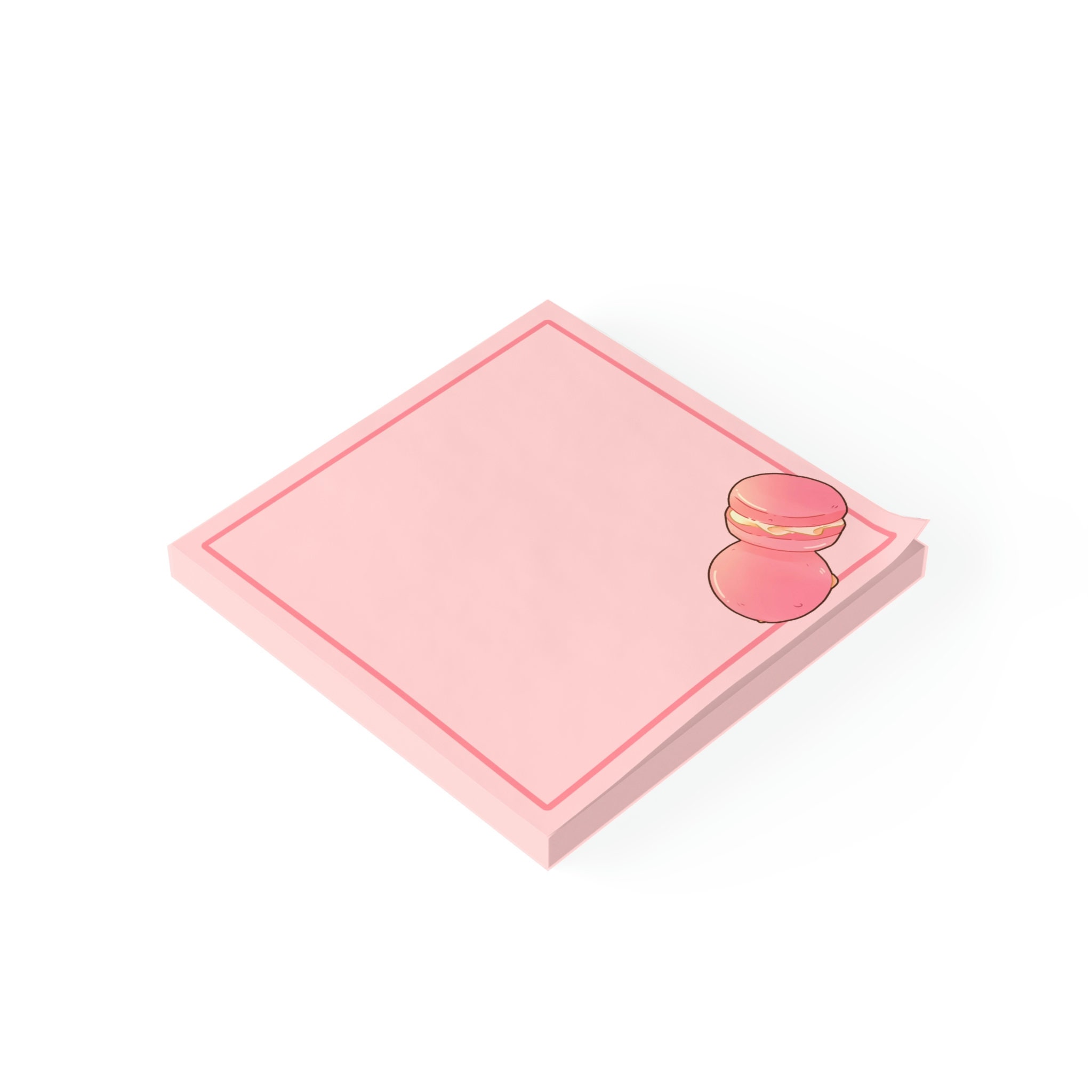 Pink Macaron Post-it® Note Pads Stationary - Etsy