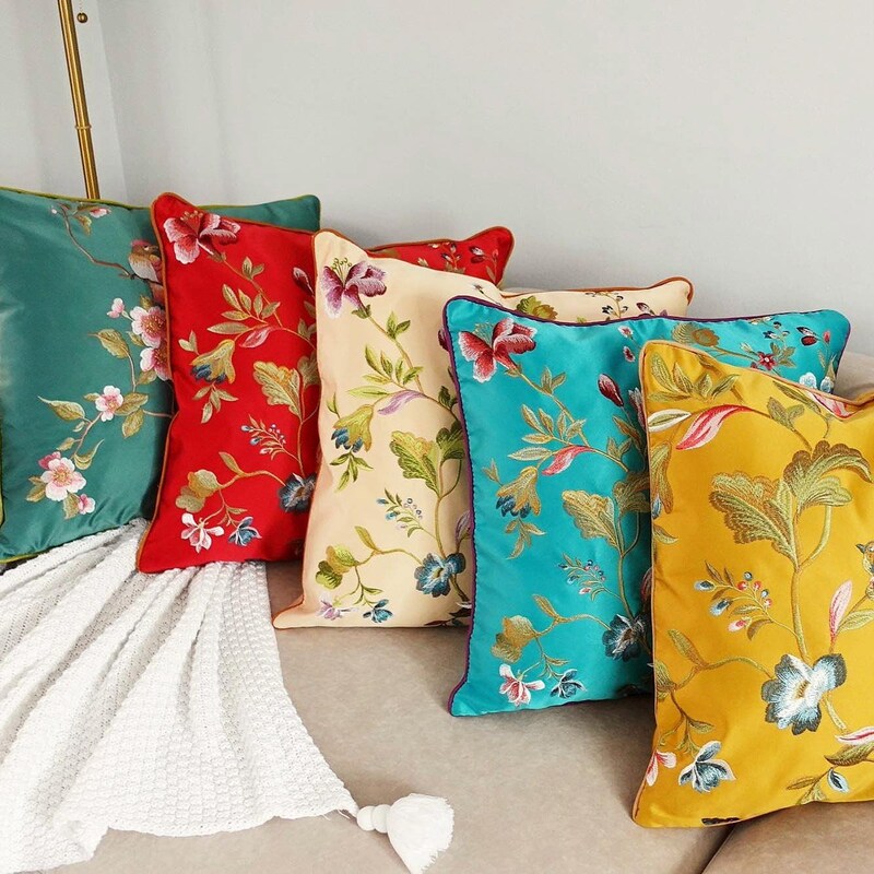 Silk Cushion Cover - Etsy