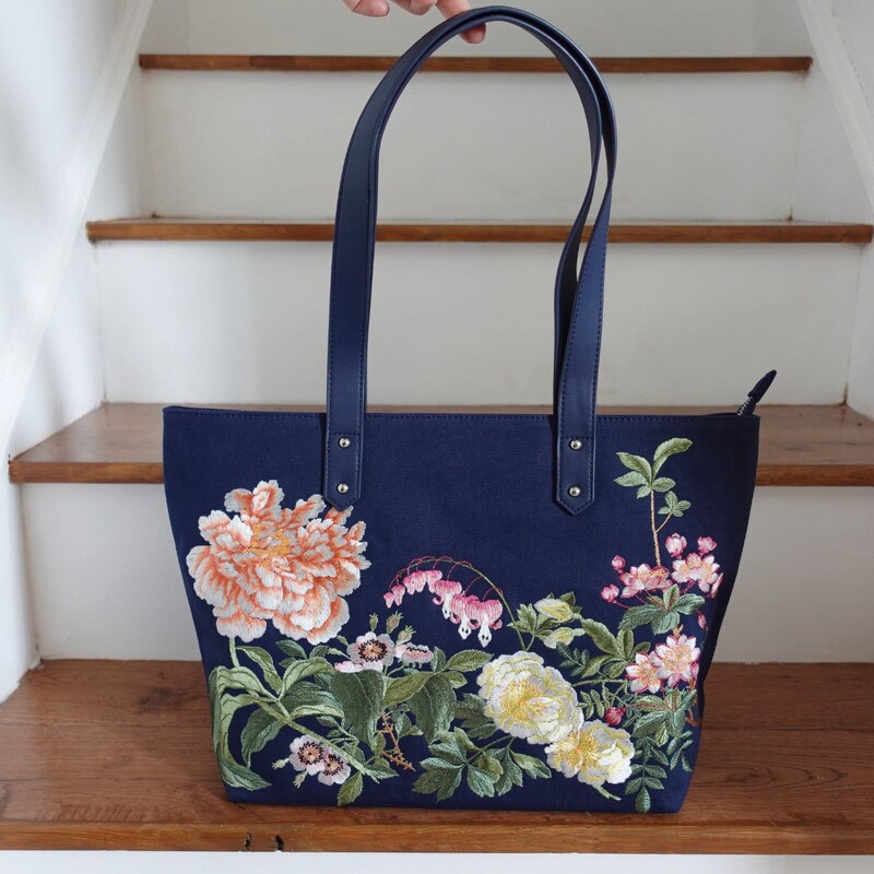 Canvas Handbag - Etsy