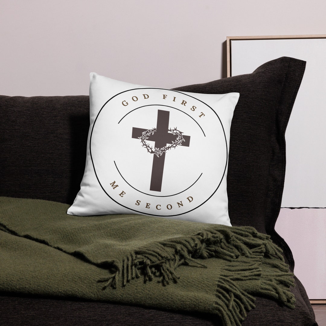 God First Me Second John 3:16 Pillow - Etsy