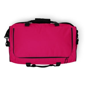 Hot Pink God First Me Second Large Duffle Bag - Etsy