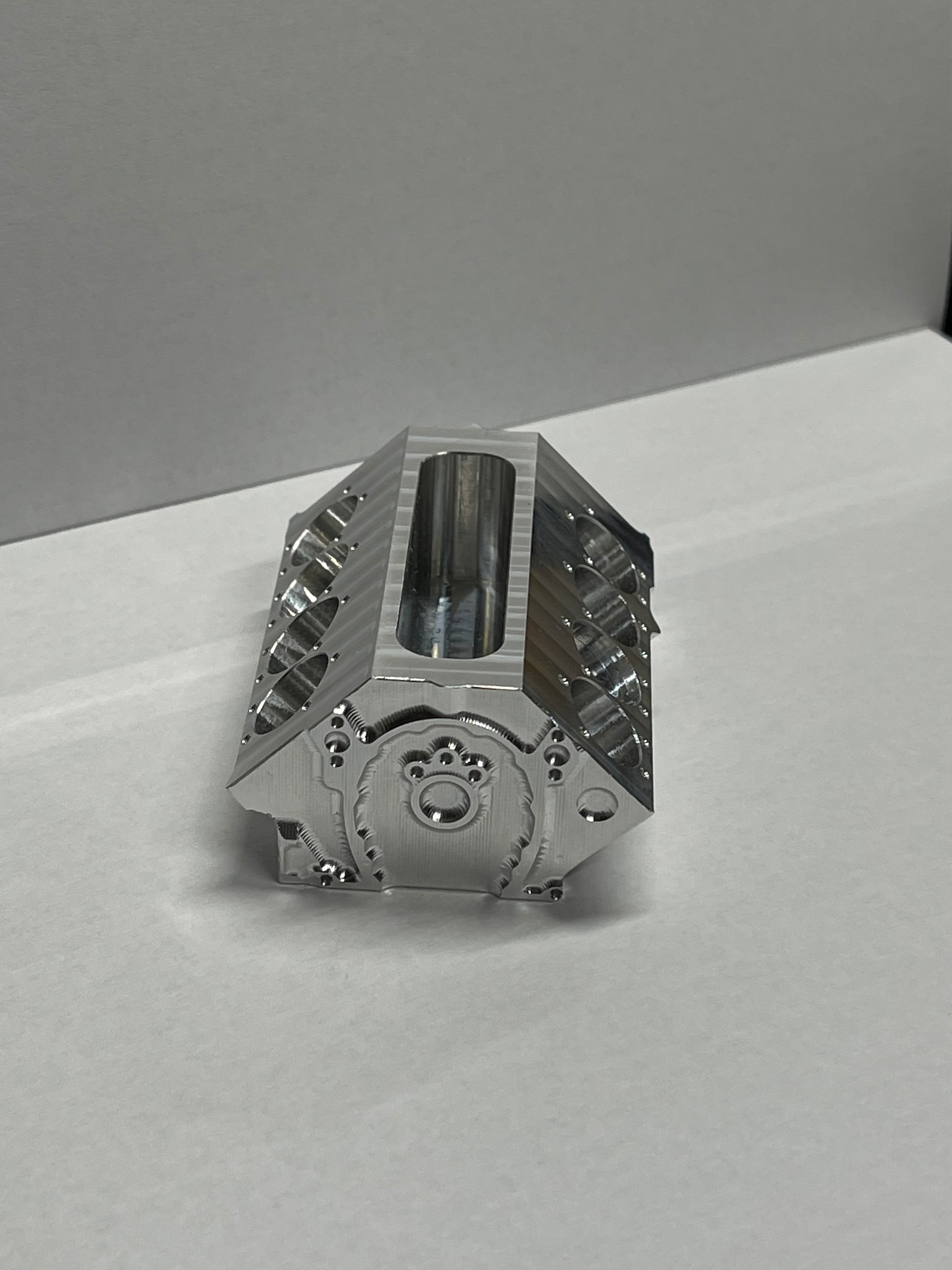 CNC Billet Business Card Holder Engine Block - Etsy