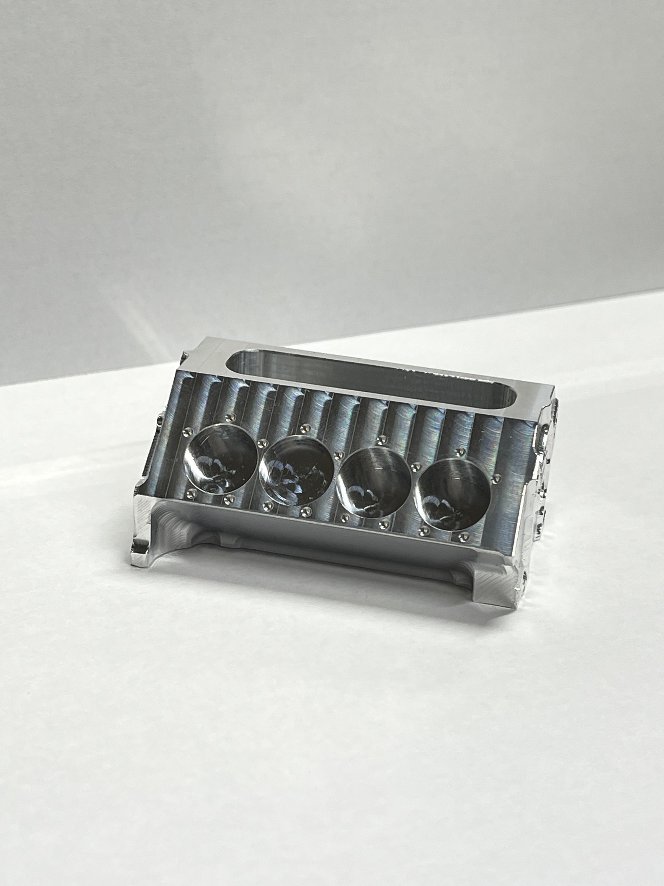 CNC Billet Business Card Holder Engine Block - Etsy