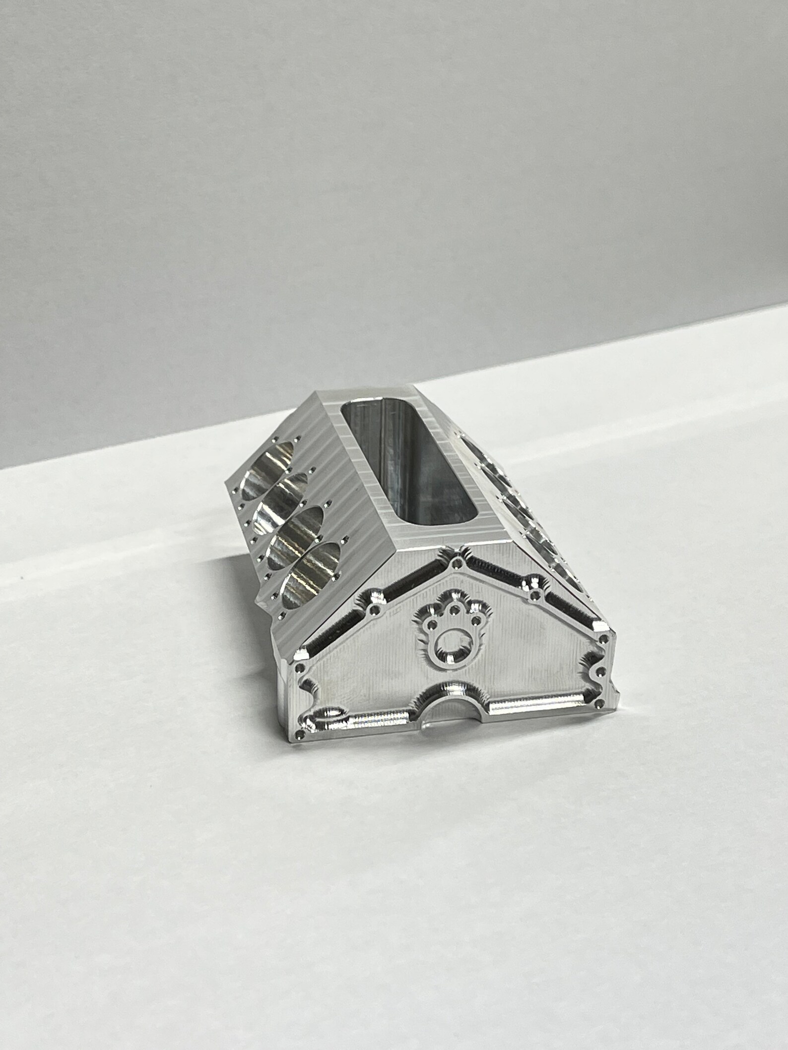 CNC Billet Business Card Holder Engine Block - Etsy