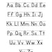 Alphabet Poster, Manuscript, Handwriting Chart, Homeschool, Classroom ...